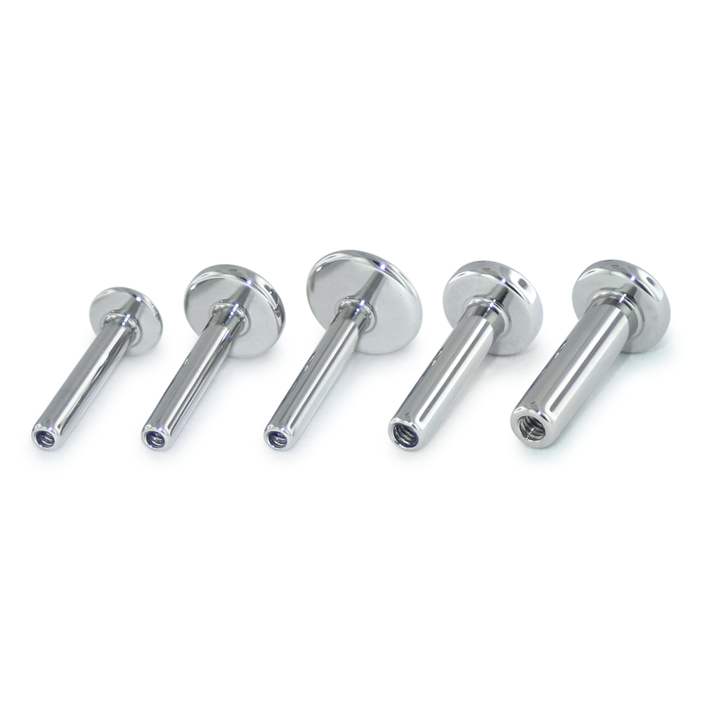 Neometal - Threaded titanium labret posts/stems | Valkyrie Canada