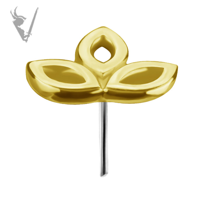 Valkyrie - 18k Gold Threadless marquise trinity | Valkyrie Canada