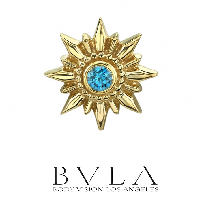 BVLA - 14k Gold - Compass - Threaded end | Valkyrie Canada