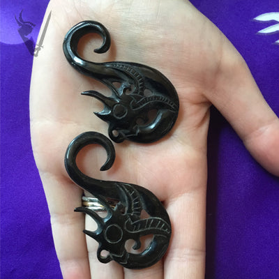 Valkyrie - Horn Dragon Ear Hangers | Valkyrie Canada
