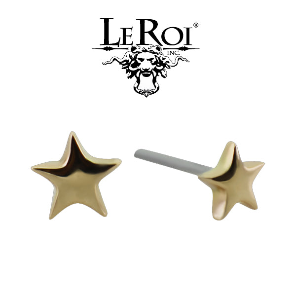 LeRoi - Star - 14k Threadless End | Valkyrie Canada